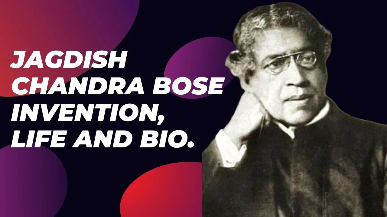 Jagdish Chandra Bose Invention, Life and Bio. - Famous People Forum